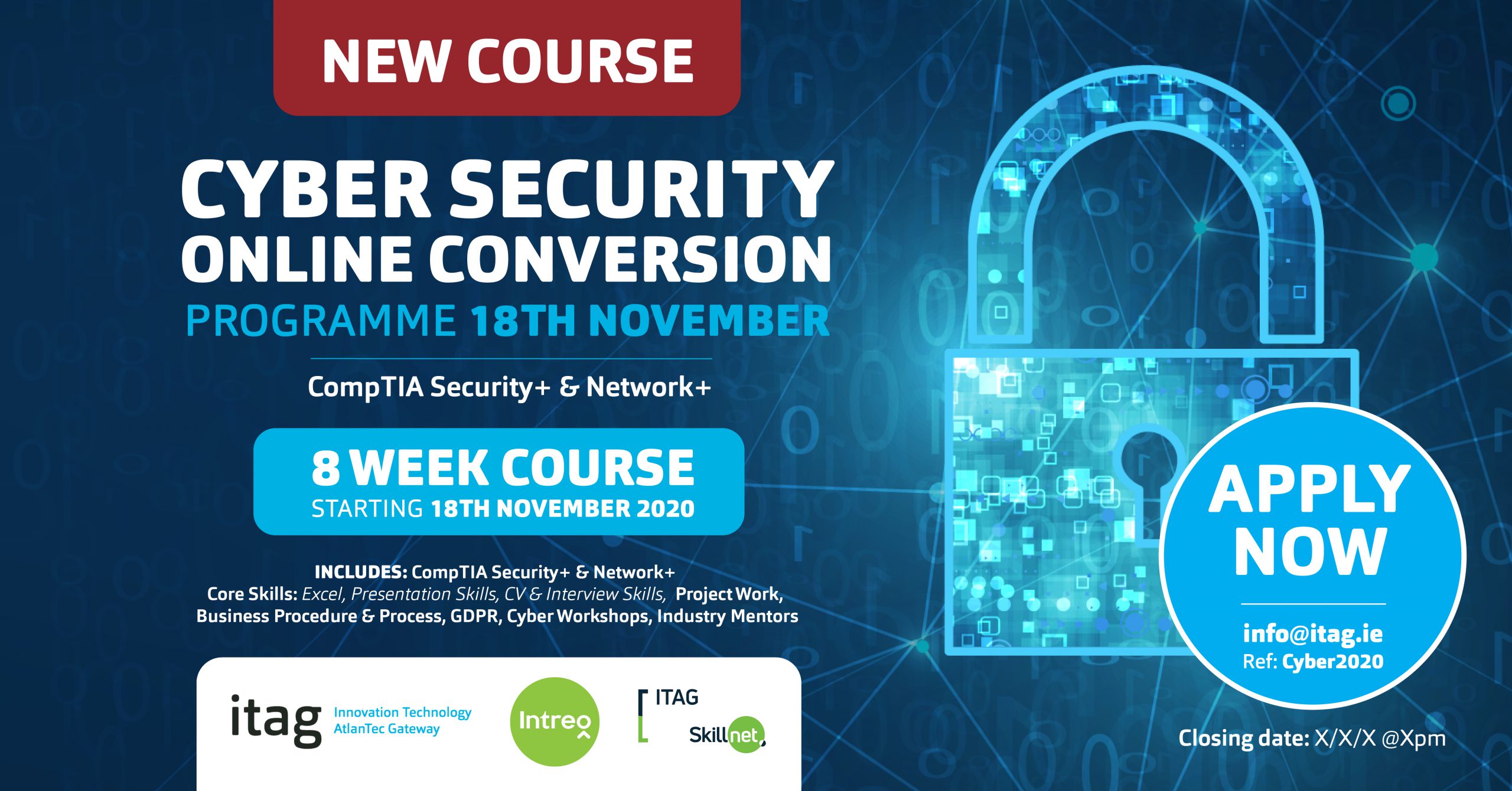 Online Cyber Security Conversion Programme 2020 - itag