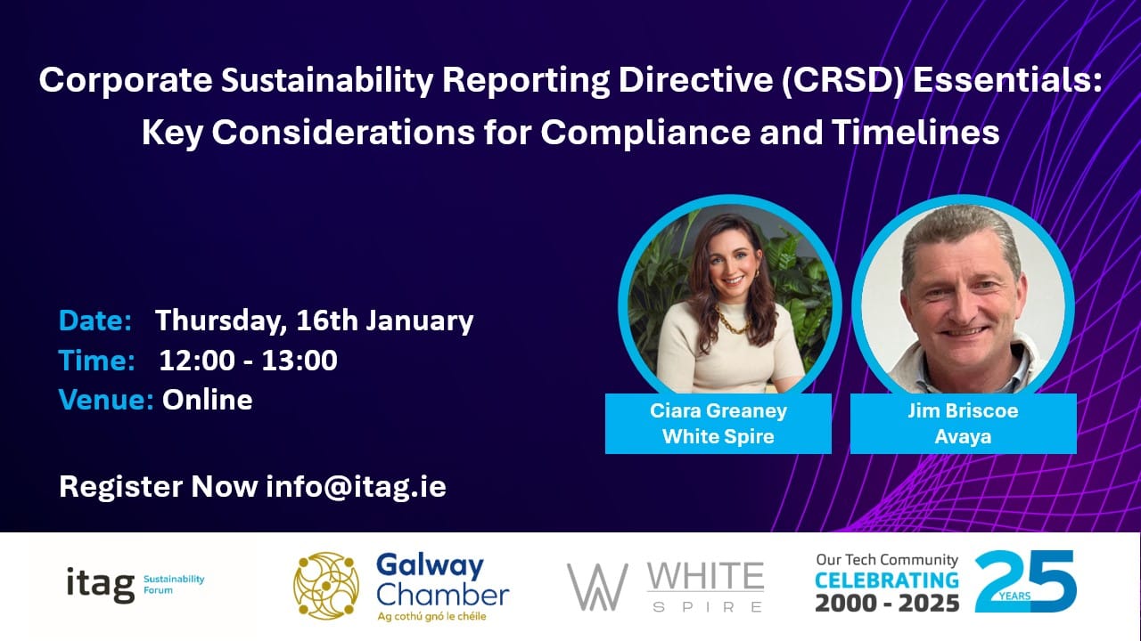 itag's Sustainability Forum Event 'Corporate Sustainability Reporting ...